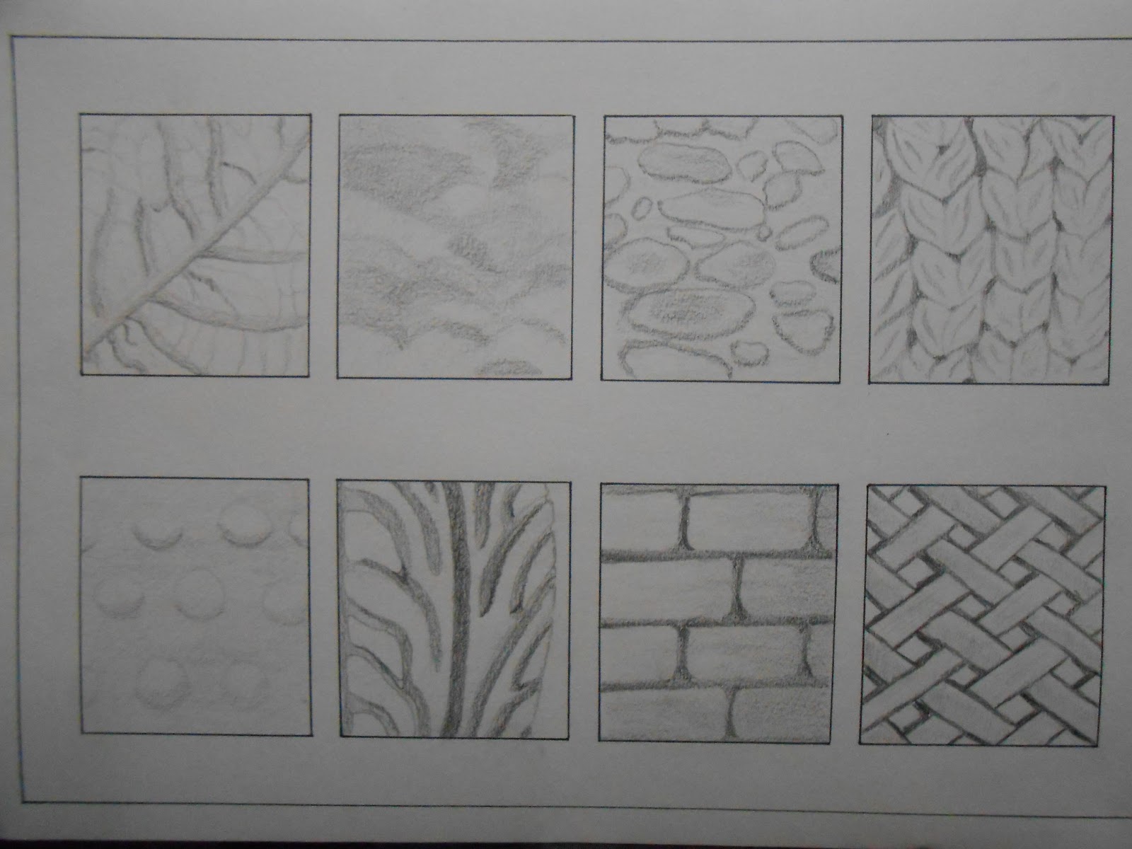 Mil maneras de dibujar: TEXTURAS APLICADAS