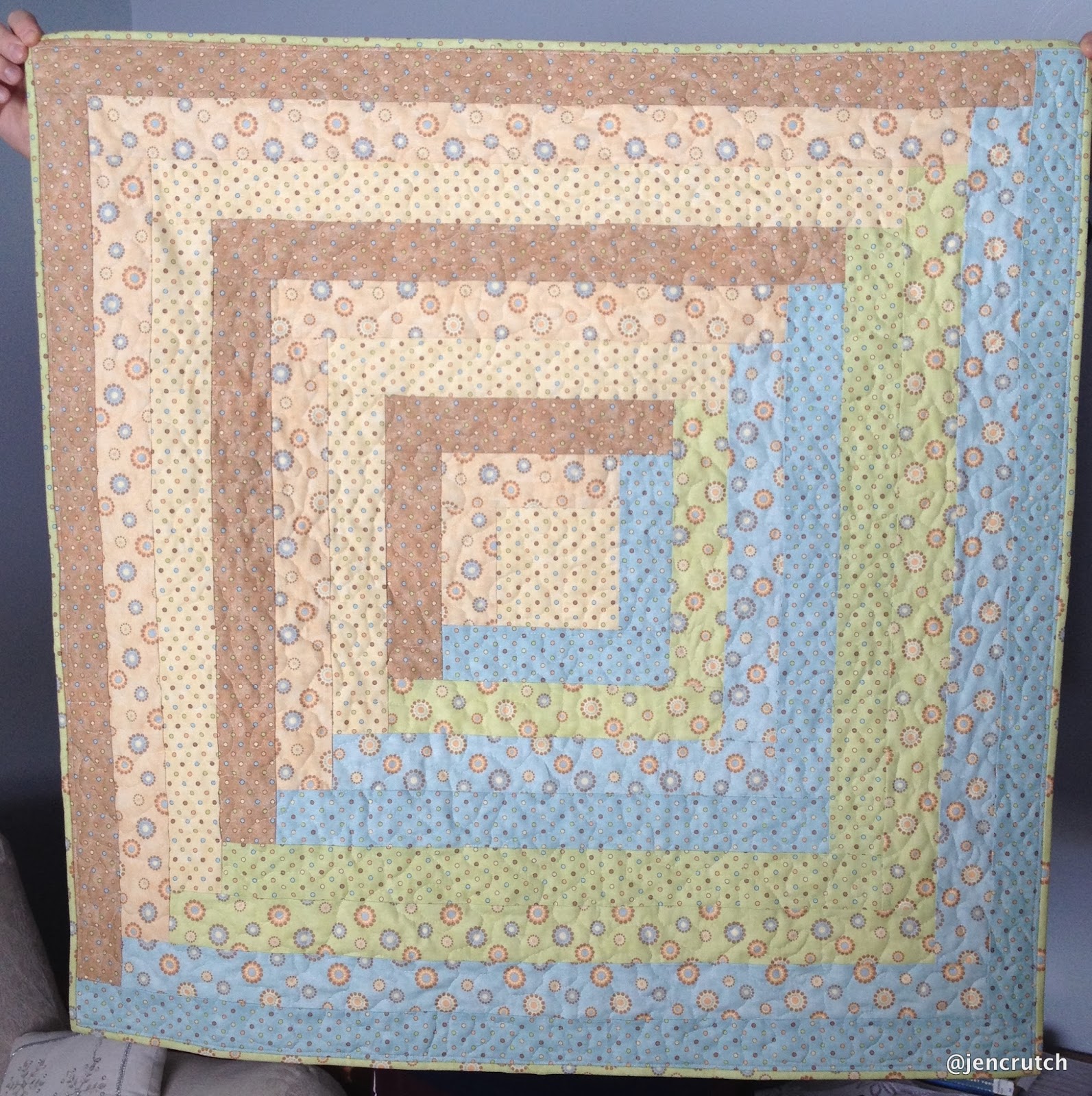 Going With What We've Got by Jen Crutchfield: God Bless Baby Quilts