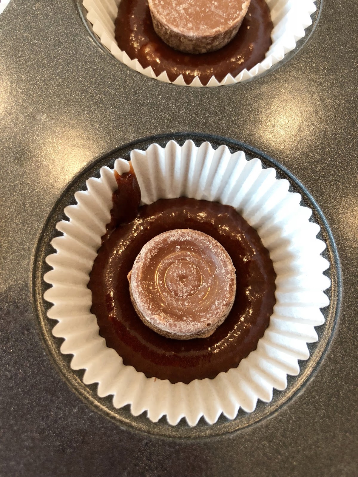 Fast and Easy Rolo Brownie Bites