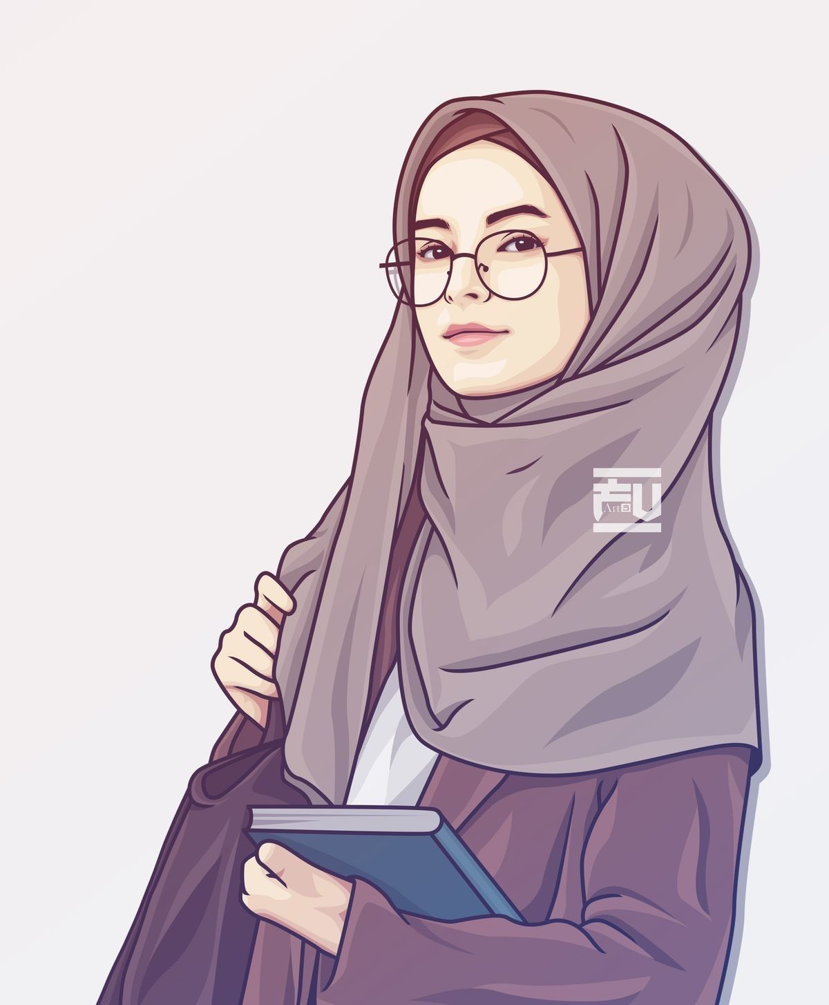 best muslimah cartoon hijabs art - Elinotes - Review By Eli Setiawan