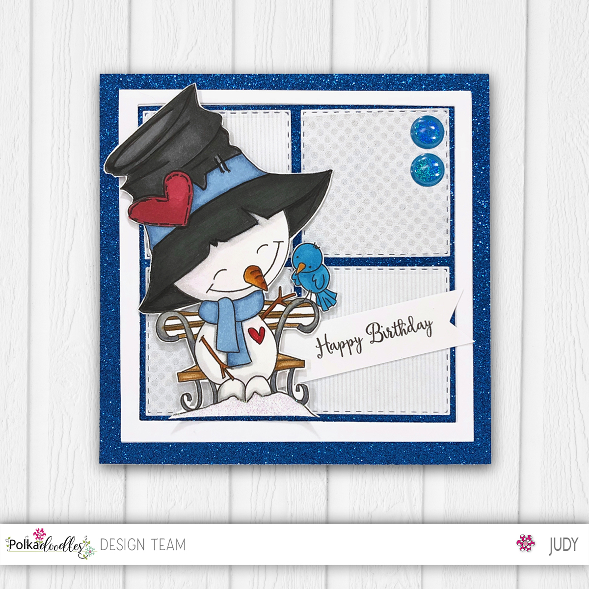 Created Just 4 U: Snowman Happy Birthday