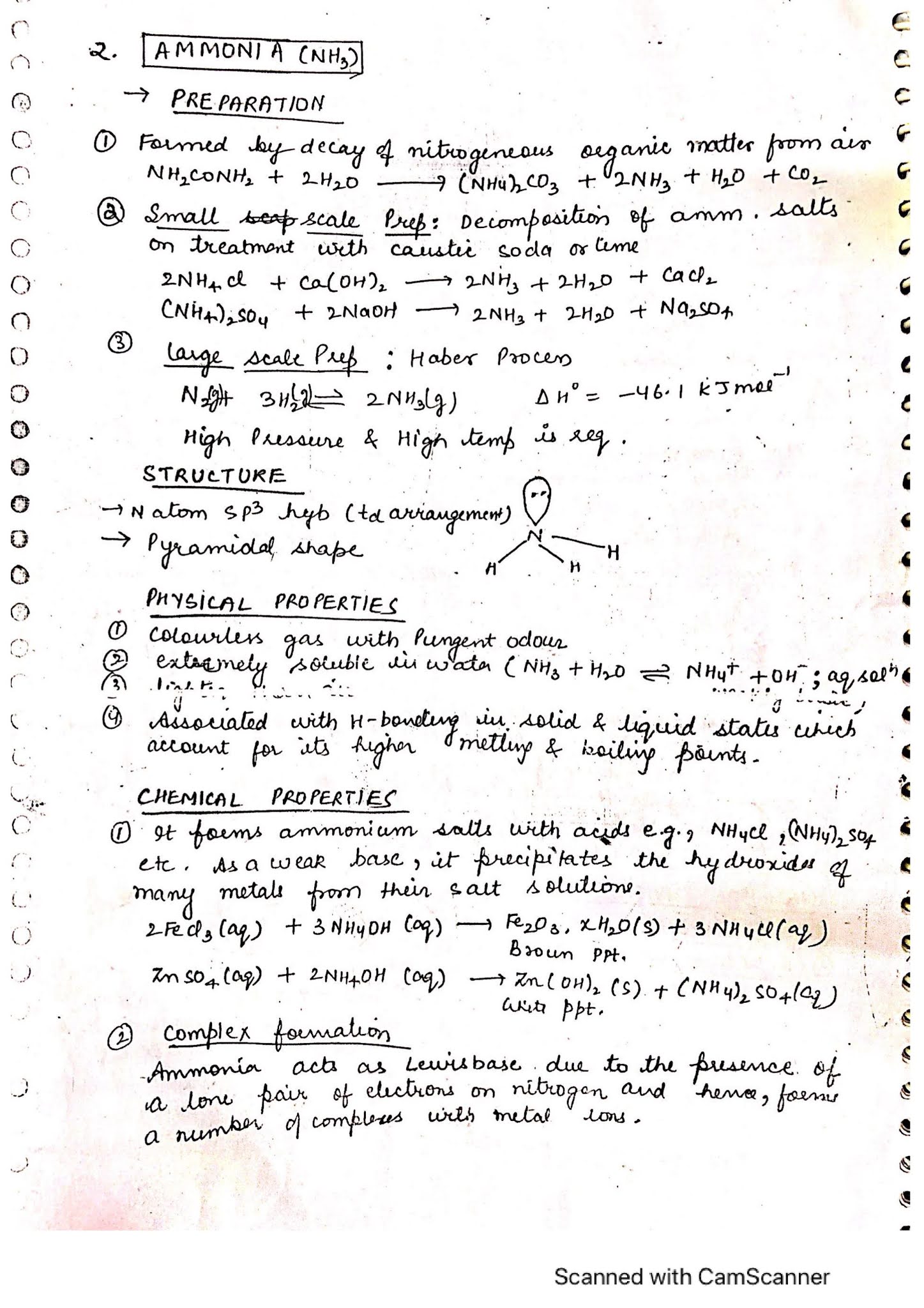 Chemistry Chapter 7- The P-Block Elements Part-1 Class 12 Handwritten ...