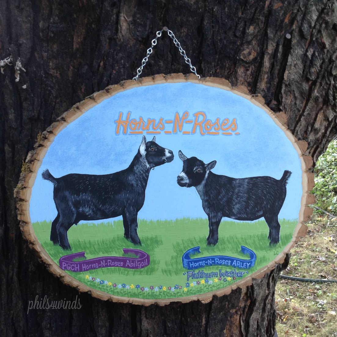 Phils4winds; paintings on Wood and Slate : Show Pen Sign, Stall Sign ...