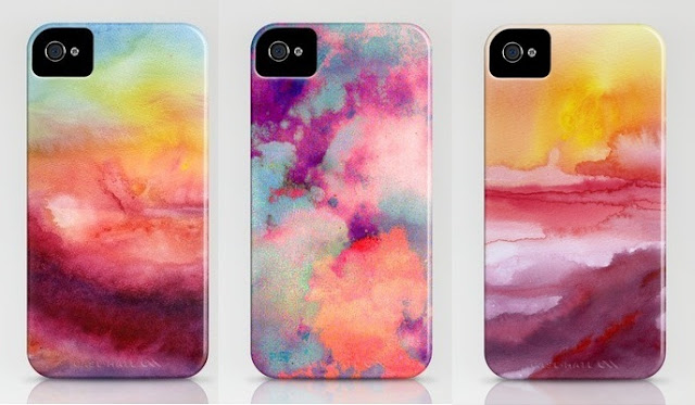 B SOUP: DIY Watercolor iPhone Case