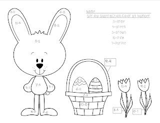 Mrs. Bohaty's Kindergarten Kingdom: Spring Subtraction