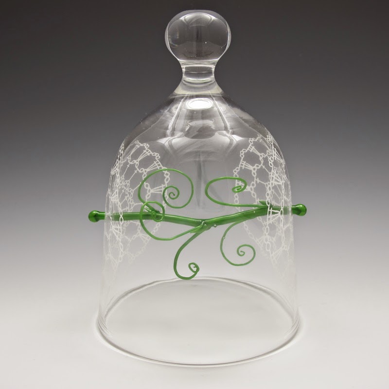 Simply Creative: Bell Jar Glass Sculpture by Kit Paulson