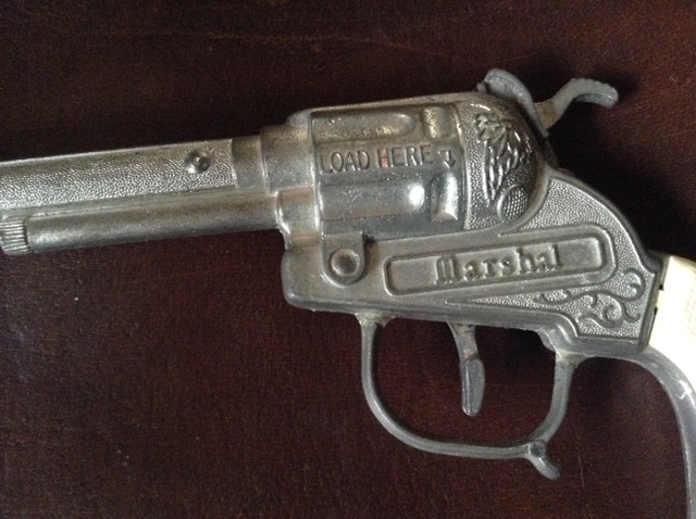 Vintage Cap guns for sale: Rare Vintage Marshall cap gun with white ...