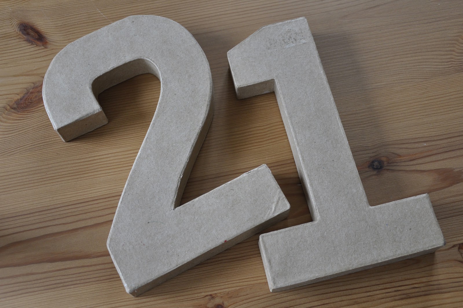 Decoupage Numbers | The Things She Makes