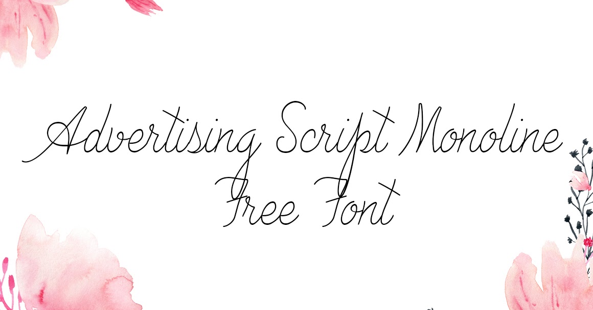 DLOLLEYS HELP: Advertising Script Free Font