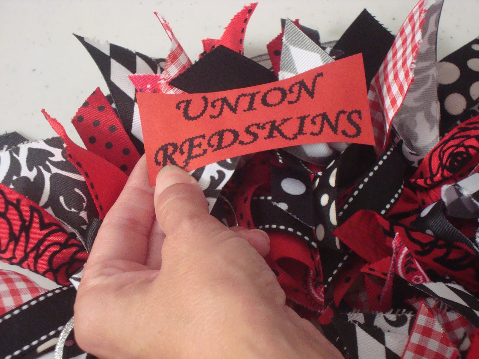 School Spirit Ribbon Wreath