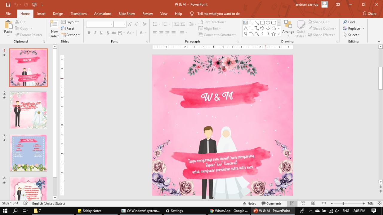 Contoh Template Undangan Powerpoint Terbaru || 08988344812 - Berbagi ...