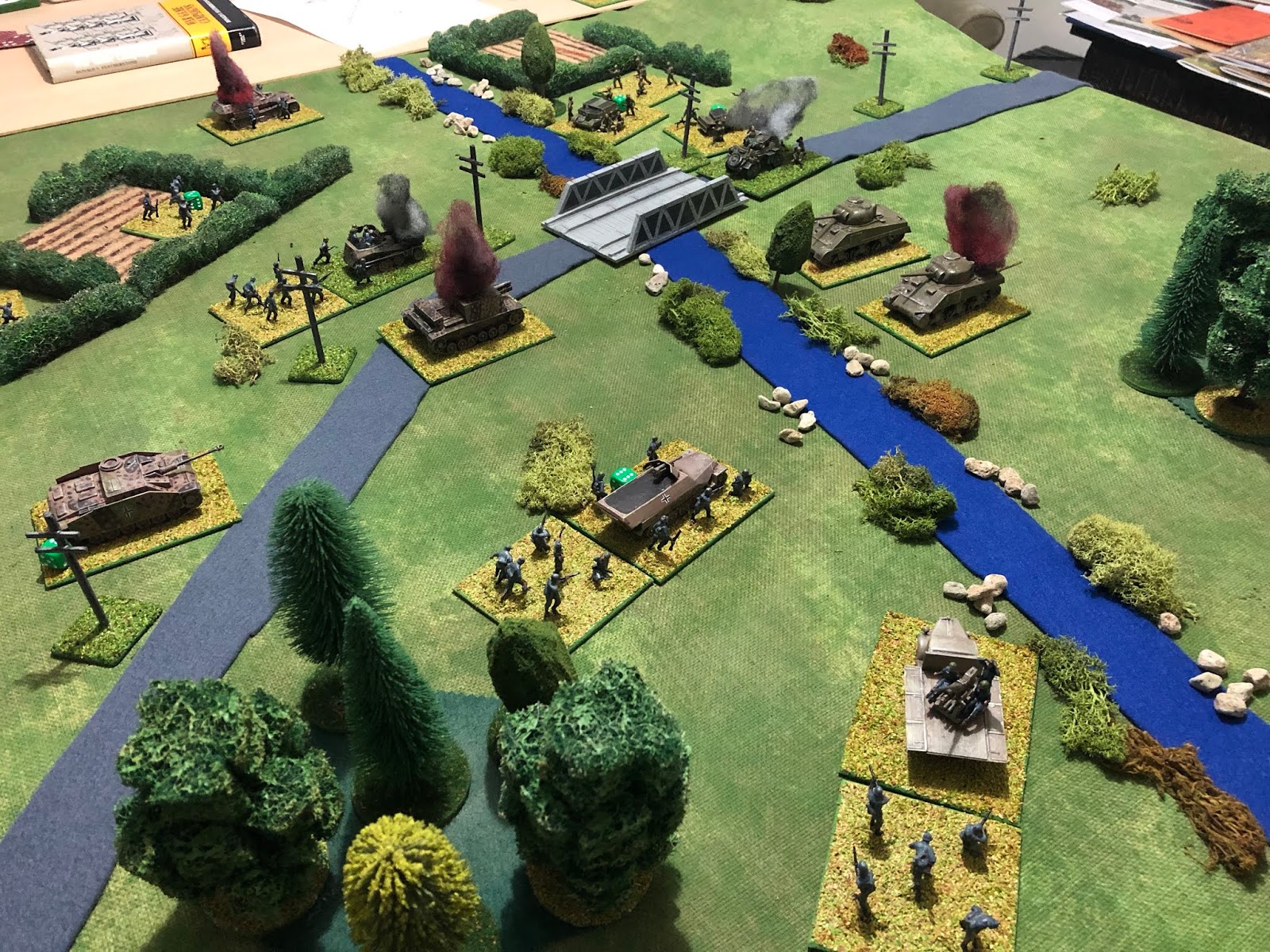 Grid based wargaming - but not always: First tabletop action for WW2 ...