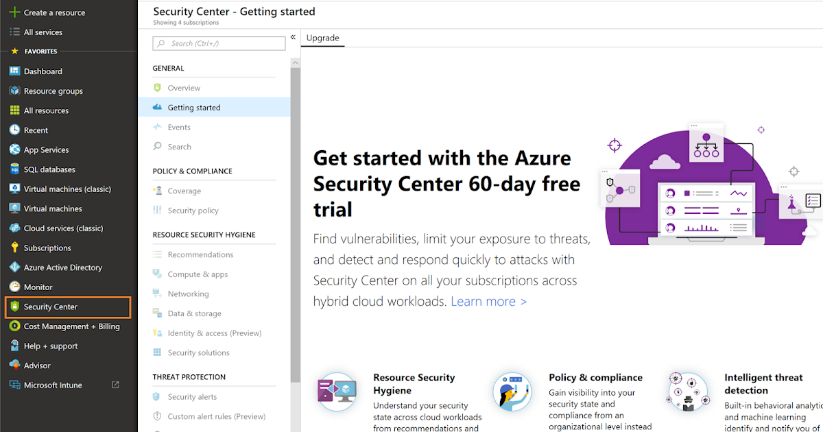 WT Blog (ITGeist): รู้จักกับ Azure Security Center (ASC)