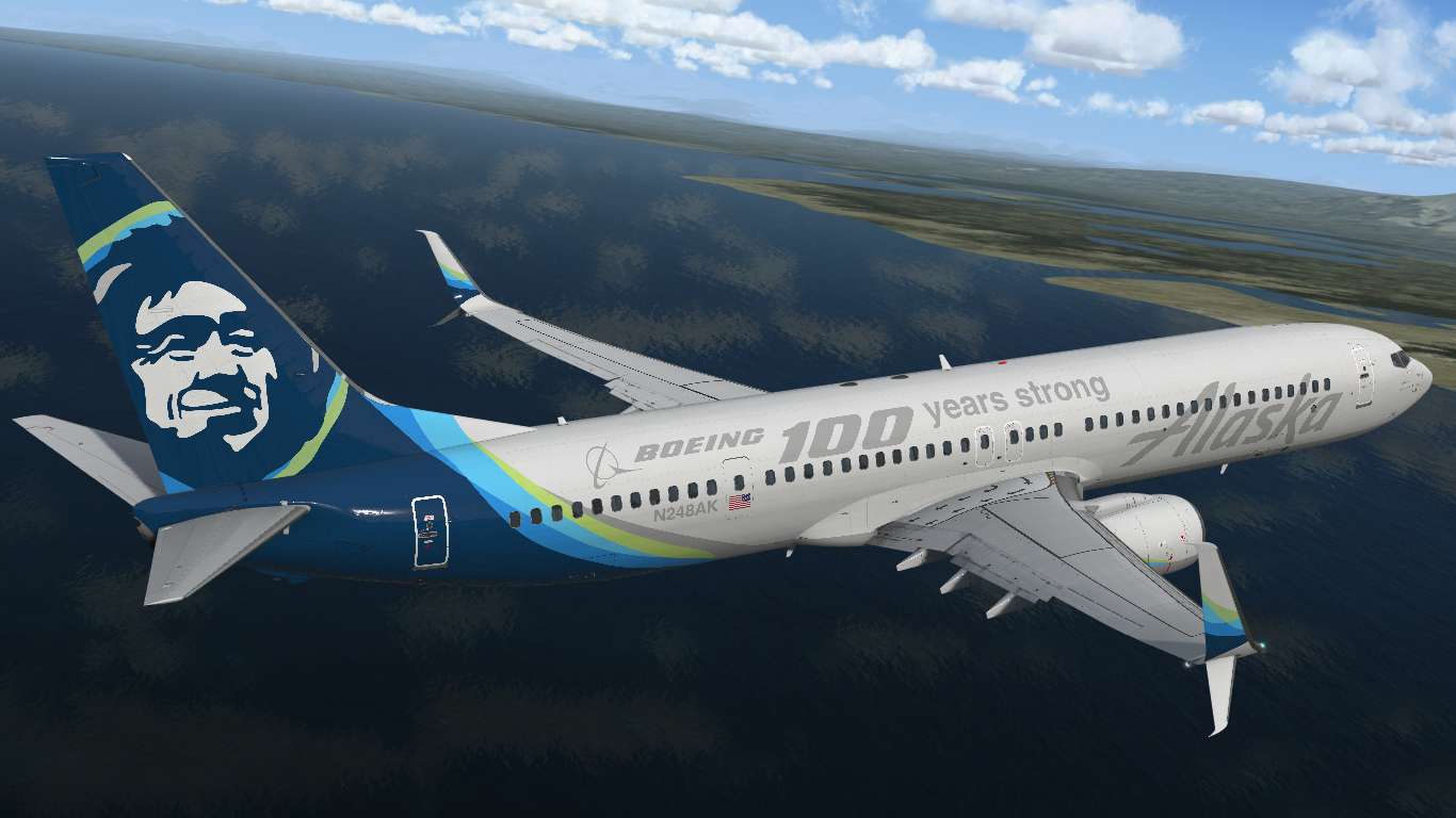 Texturas Brasileiras: Alaska Airlines "Boeing 100 Years Strong" Boeing ...