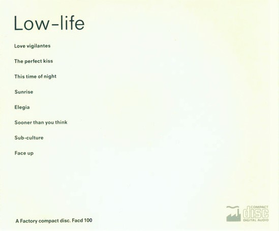 NEW ORDER – LOW-LIFE (Original CD Version) – ELECTRONIC 80s V2