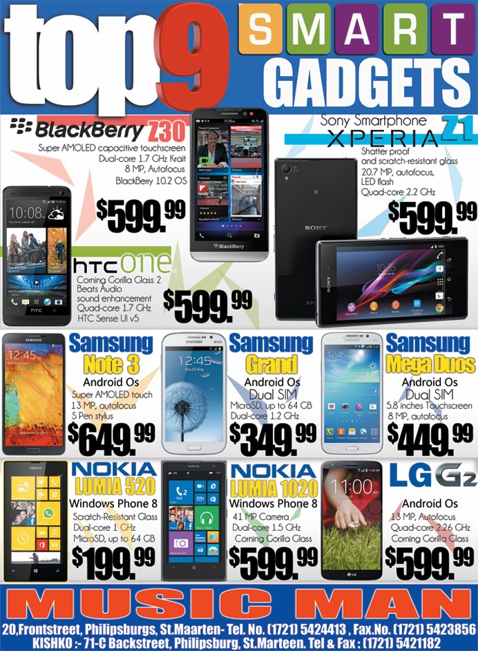 Electronics store in st.maarten