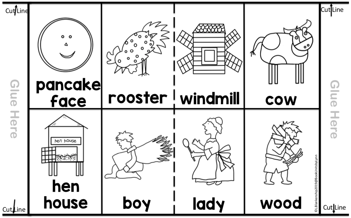 PANCAKES, PANCAKES! BOOK CRAFT ~ Book Units by Lynn