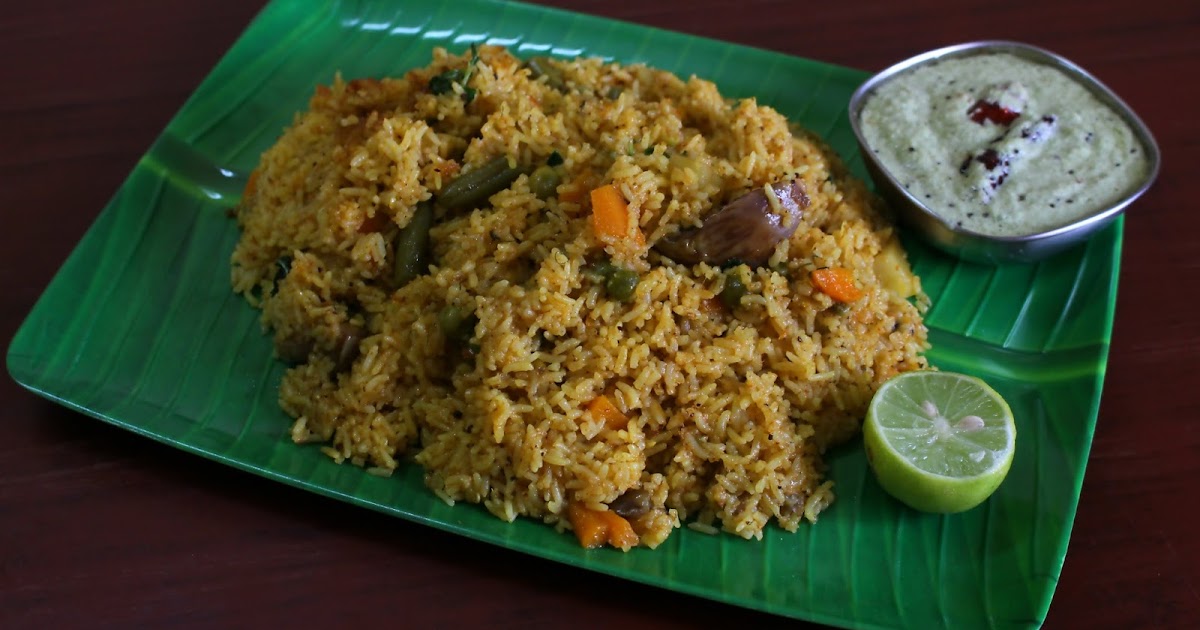 Breakfast Series: Bangalore Style Mixed Vegetable Palav Recipe