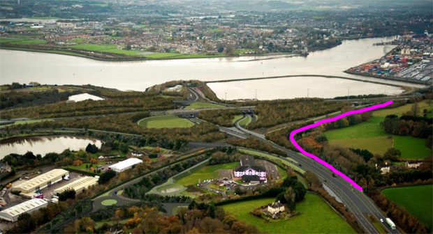 New walkway at Dunkettle Interchange opens - Nov 2020