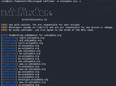 Recopilación de herramientas para la enumeración y descubrimiento ...