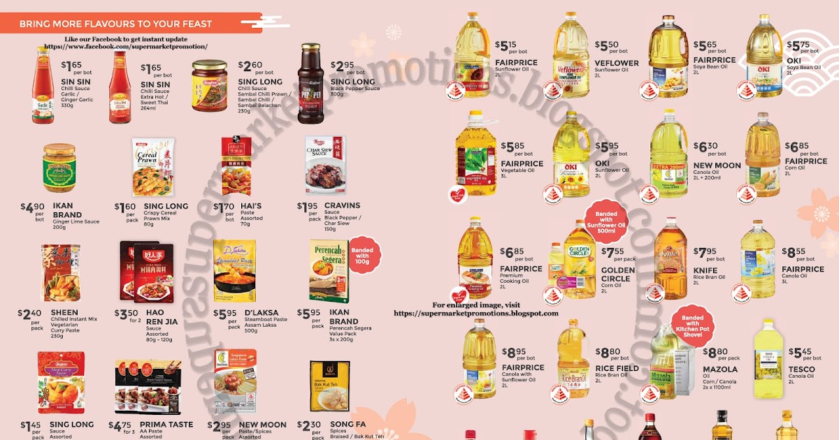 NTUC FairPrice CNY Sauce & Cooking Oil Promotion 31 December 2020 - 28 ...