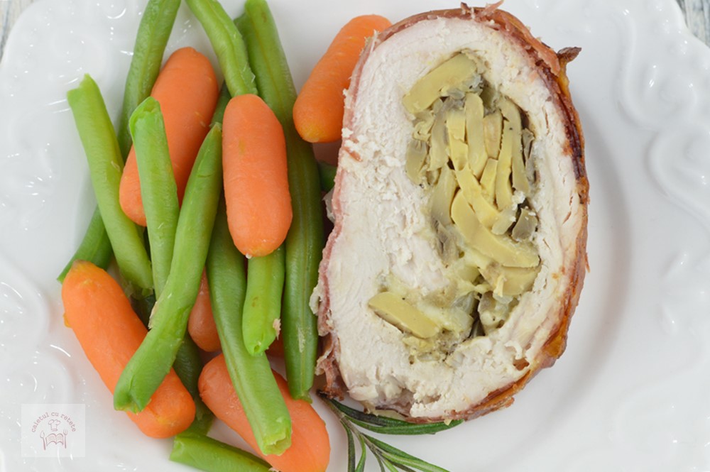 Piept de curcan umplut cu ciuperci - CAIETUL CU RETETE