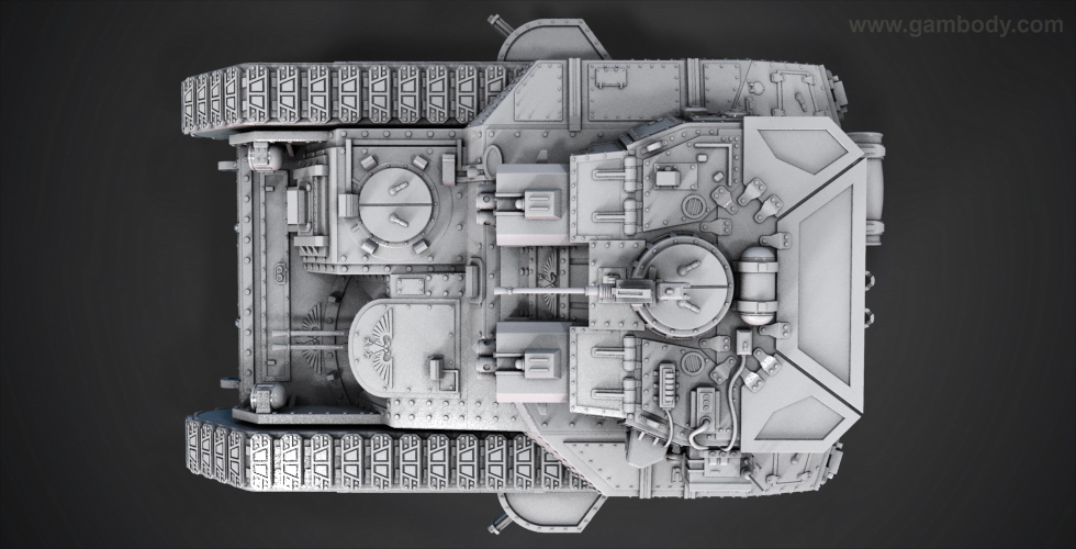 Vulcan Tank 3D Model | Assembly | Nixon's 3D Models