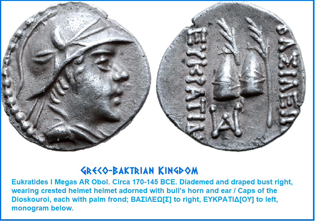 Greek Asia: EUCRATIDES I ~ GREEK KING OF BACTRIA