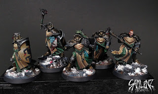 samson minis: Finished! Sequitors!