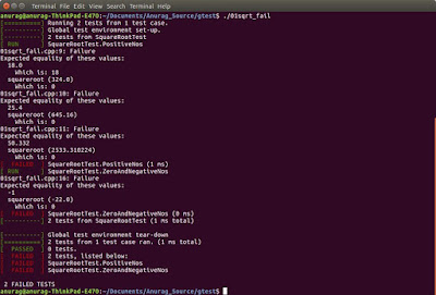 googletest on Ubuntu