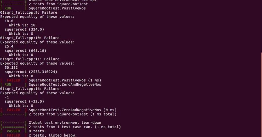 googletest on Ubuntu