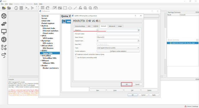 Cara Install Mikrotik CHR Di Software GNS3 - Catatan Shand