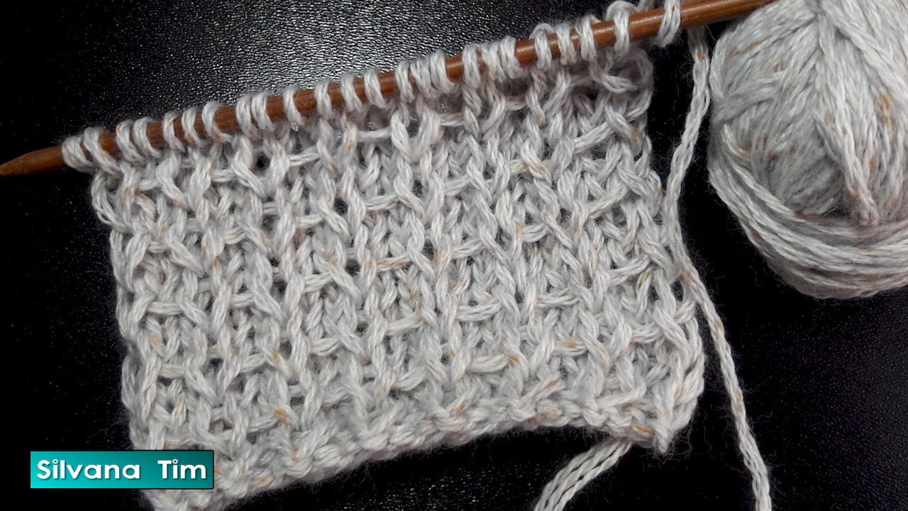 Punto SIMPLE 2x1. Videotutorial. Tejido con dos palillos (con dos ...