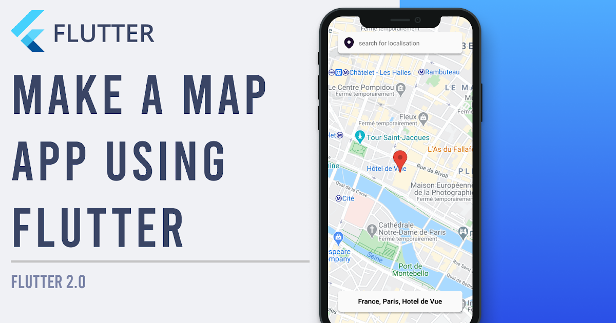 Make a Map App Using Flutter - DoctorCode