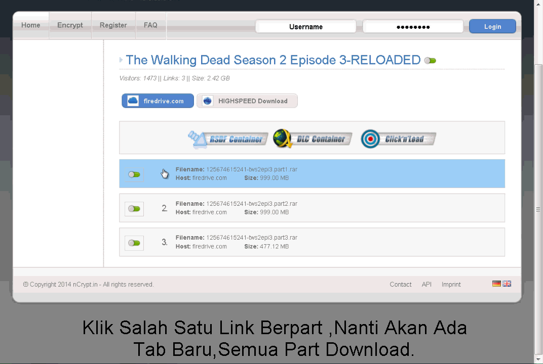 Tutorial Link ncrypt.in Versi GIF | Skidfox Games