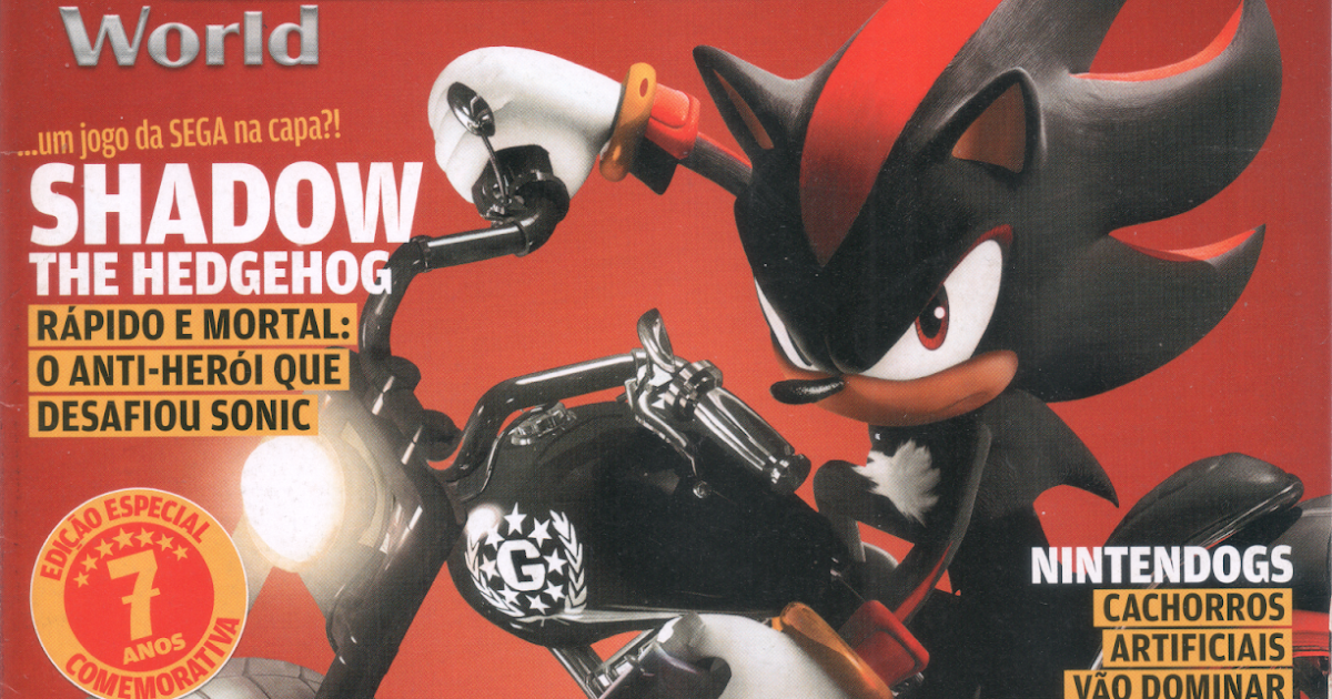 Shadow the Hedgehog (Game Cube, BR) Magazine Cover Scan