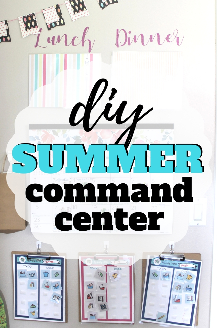 Complete DIY Command Center: For an Easy and Organized Summer | Sew ...