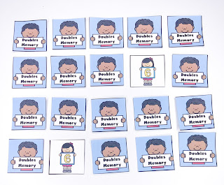 Doubles Facts in Math: Addition Fluency Strategy - First Grade Centers ...