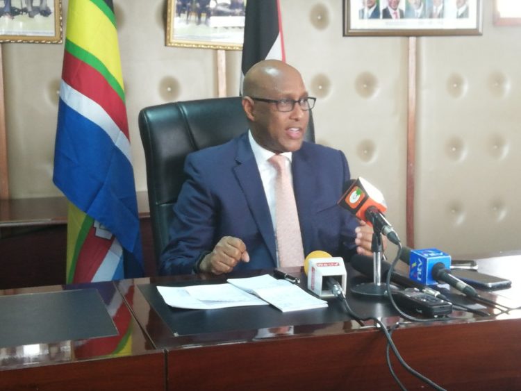 CABINET SECRETARY ADAN MOHAMED CONTRADICTS PRESIDENT UHURU ON SGR