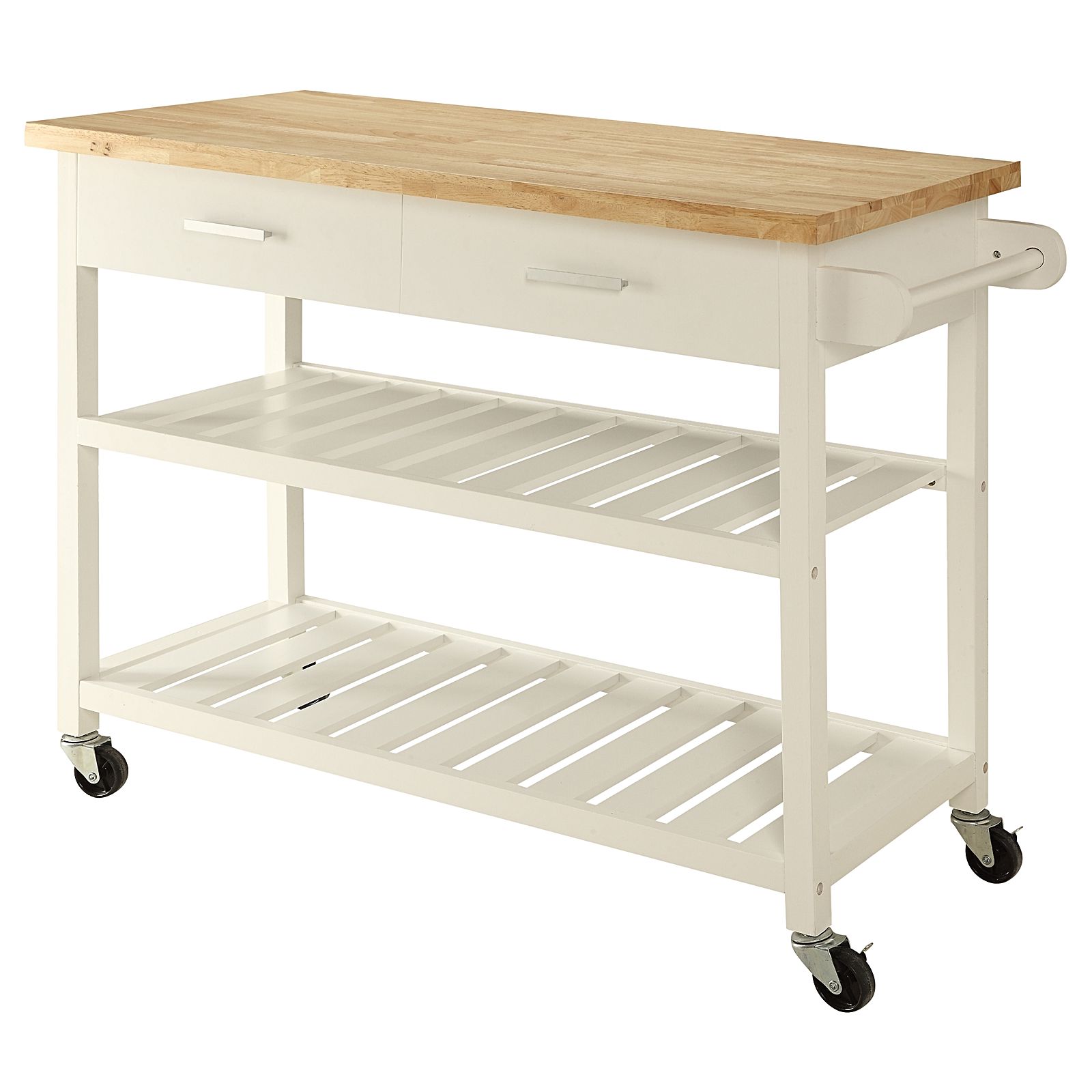 White Kitchen Trolley - Livingroom Sets