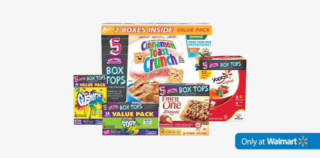 Bonus Box Tops For Education and Wal-Mart - Amy & Aron's