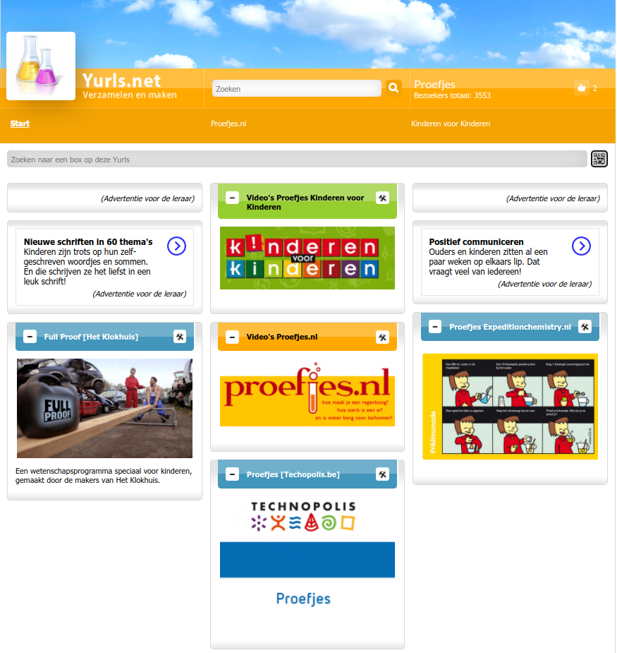 De Yurls 'Proefjes' | Gespot op 't Web..!