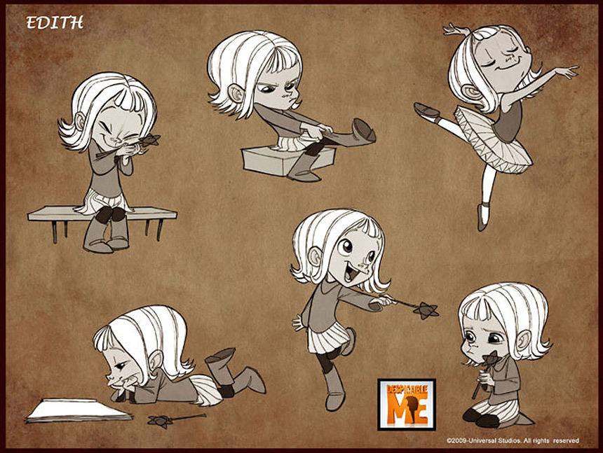 Living Lines Library: Despicable Me (2010) - Character Design