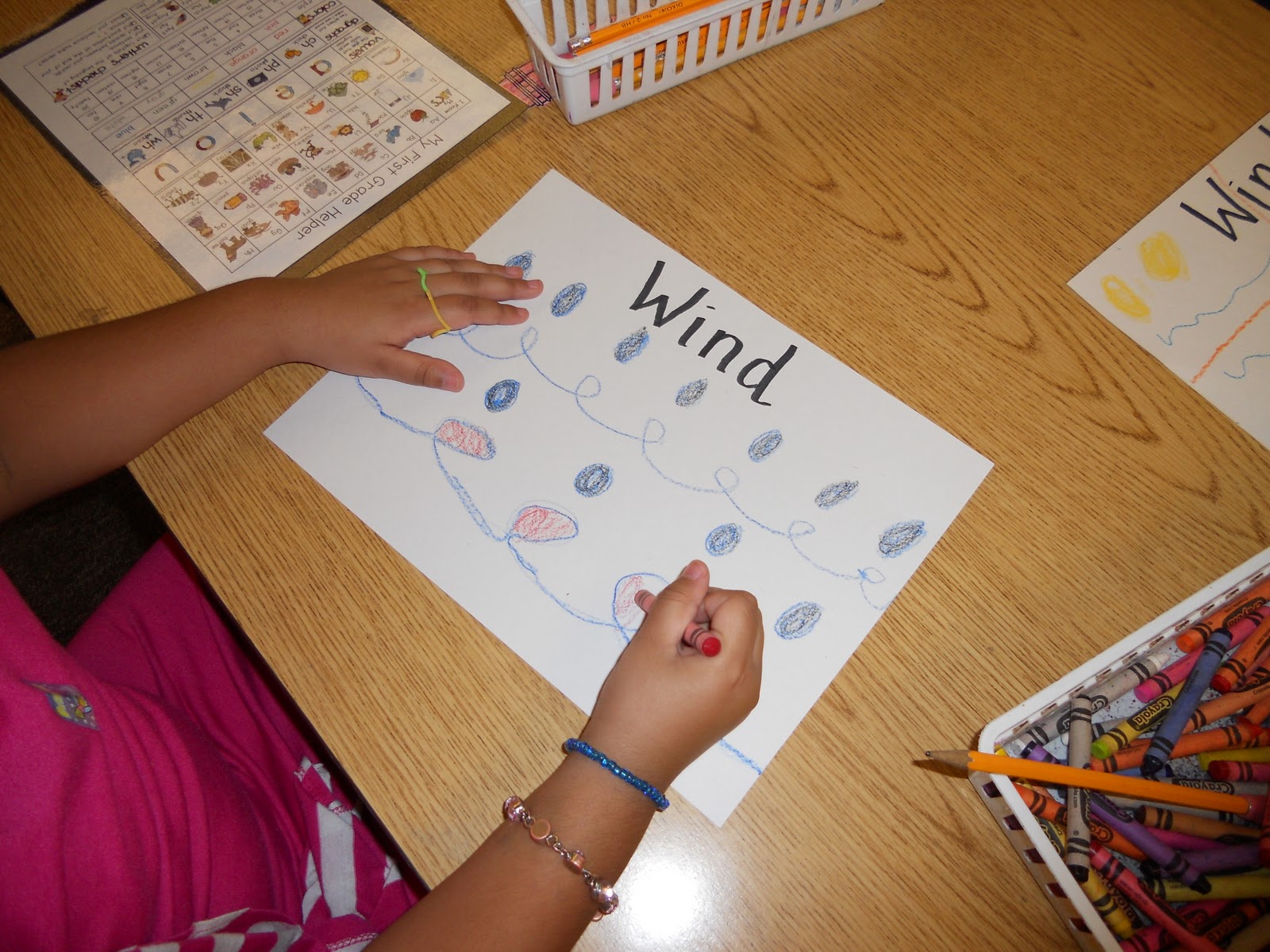 Glowing 1st Graders: Wind Socks