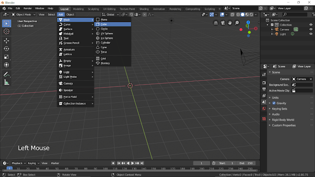 Tutorial Blender #01 - Standard Mesh