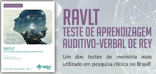 Livraria Espaço Psi: RAVLT- Teste de Aprendizagem Auditivo-Verbal de Rey