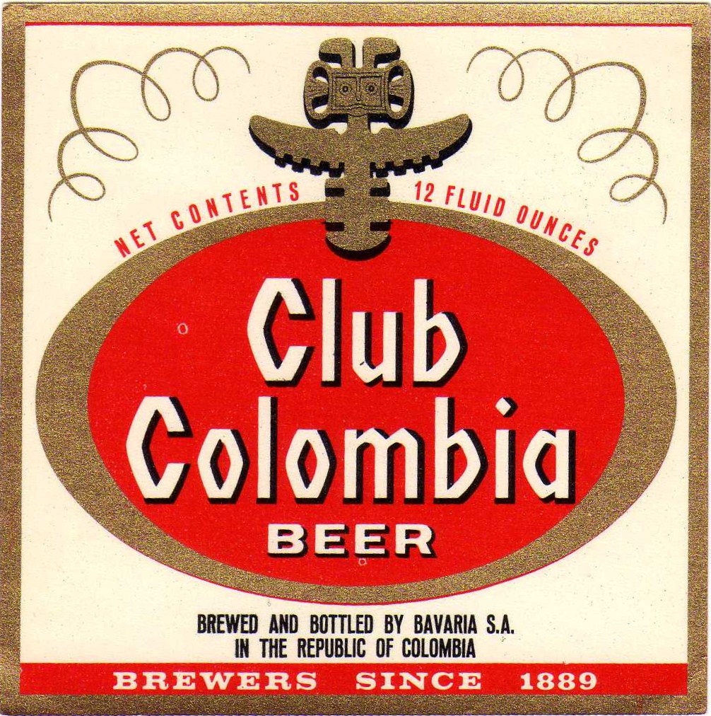 ETIQUETAS DE CERVEZAS Y MALTAS COLOMBIANAS: CLUB COLOMBIA