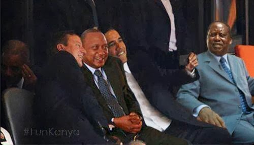 PHOTO - President Uhuru's Selfie With Obama... Hilarious - Nairobi Wire