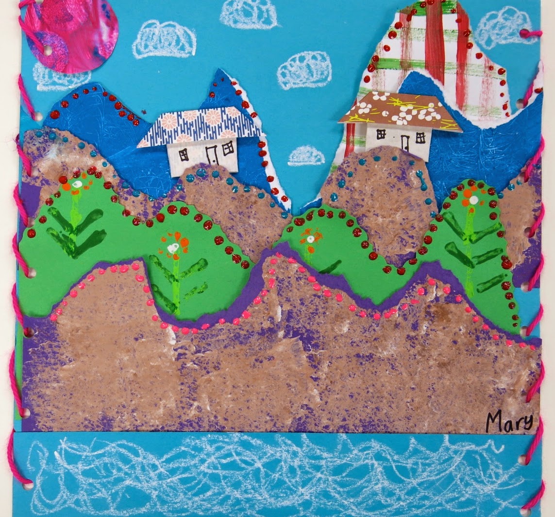 Collage Art Landscape