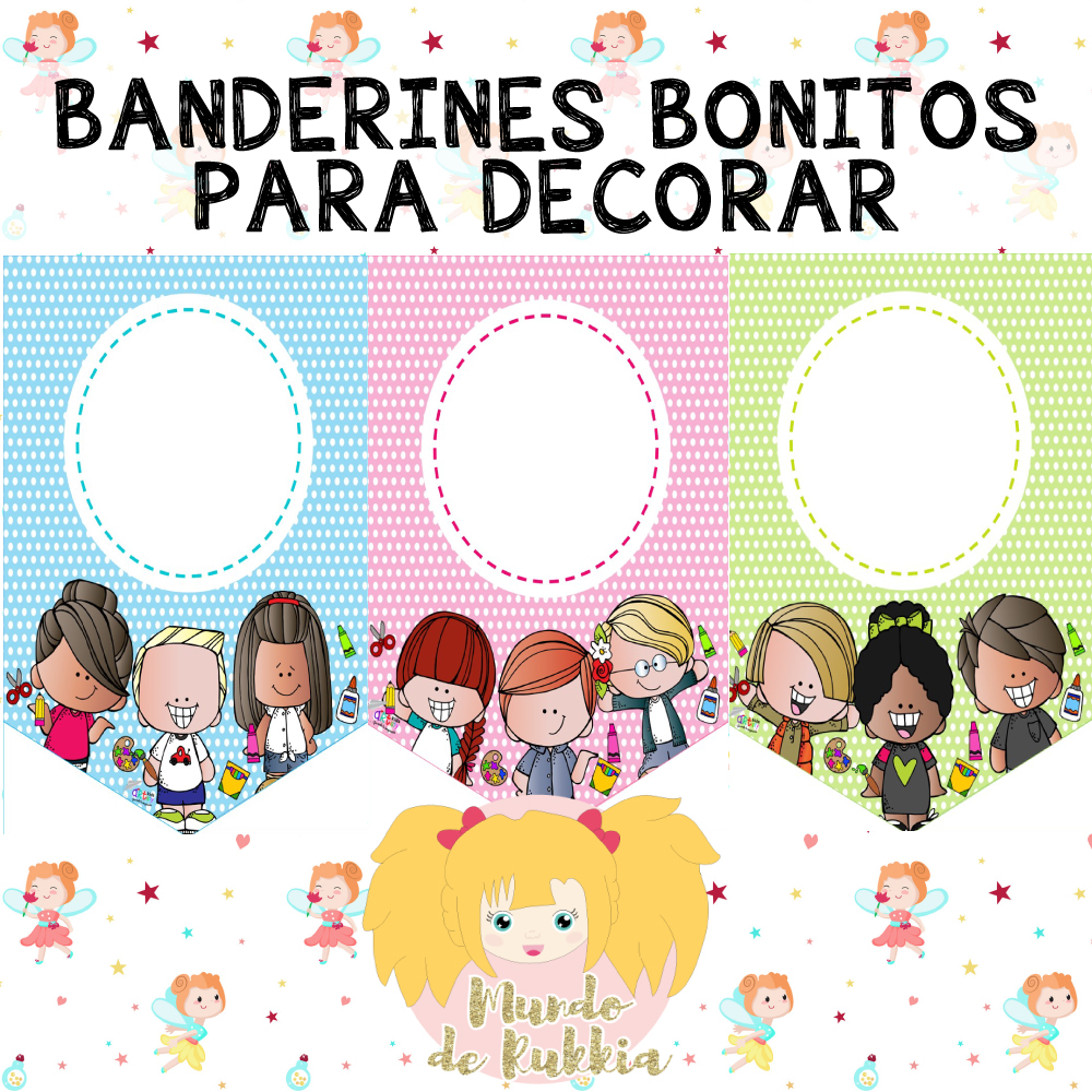 Banderines Decorativos | Mundo de Rukkia